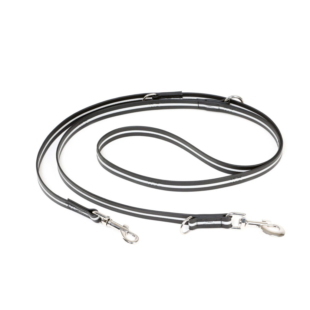 Adjustable Dog Lead | Julius K9 Double Lead | Natural Rubber